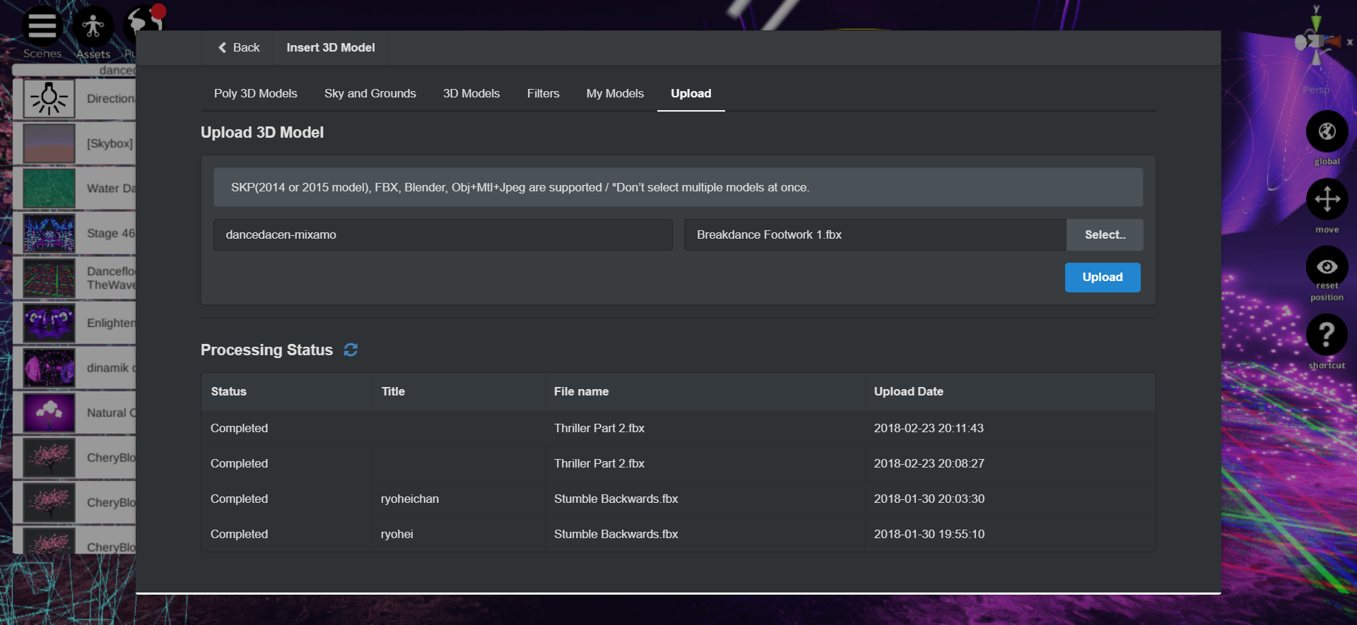 Setting Animations To 3d Characters Using Mixamo Styly