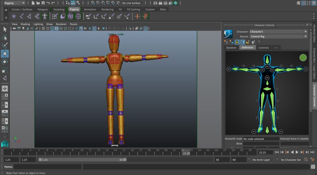 Autodesk Maya ~ IK / HumanIK ~ | STYLY