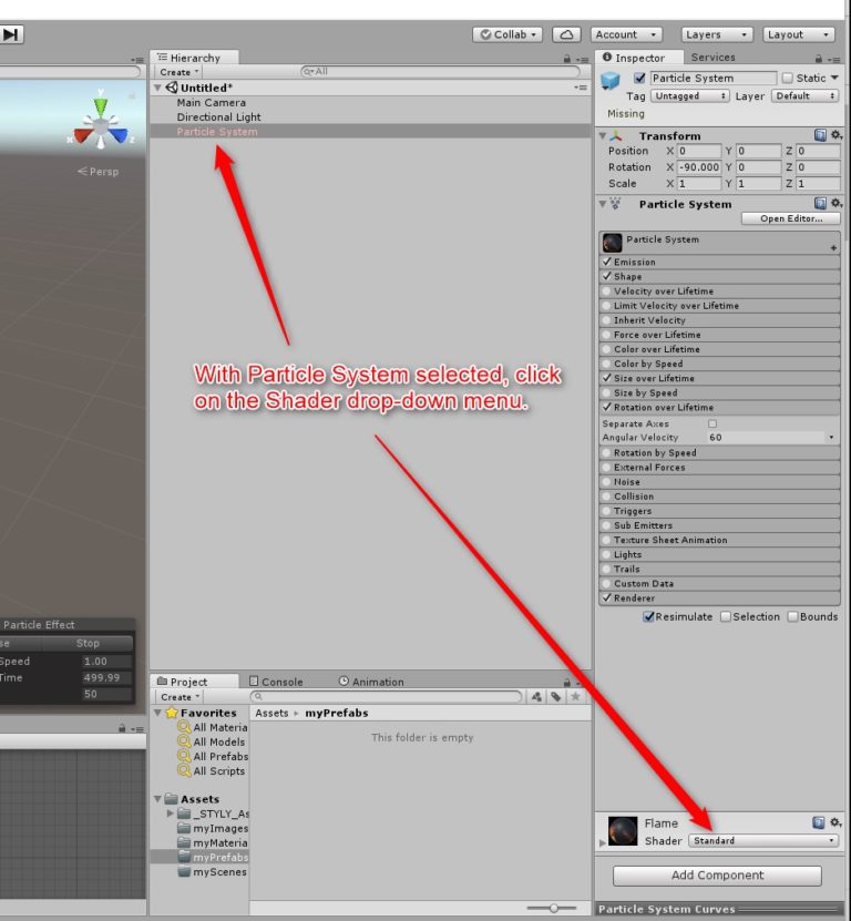 How to use Particle System | STYLY