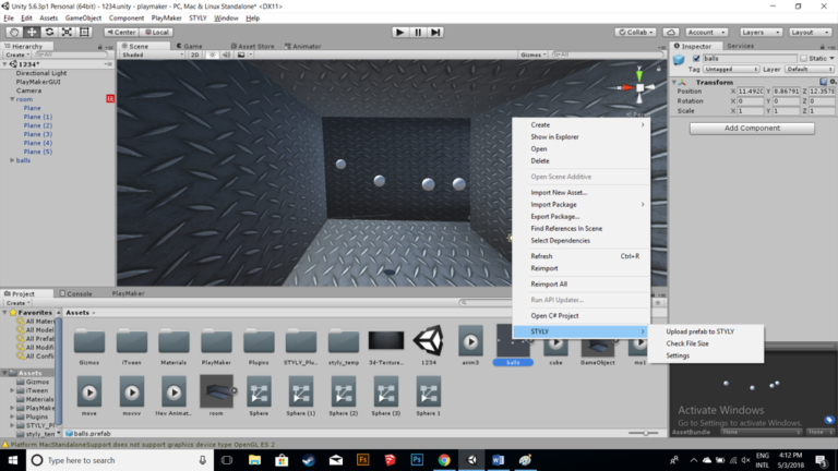 How to create animation in UNITY and then upload it into STYLY | STYLY