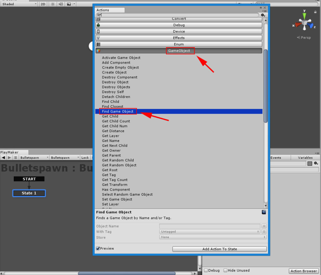 Unity Playmaker Make A Slow Motion Function Make A Bullet Move Styly