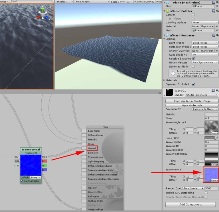 UnityのShaderforgeで波のシェーダーを作る | STYLY