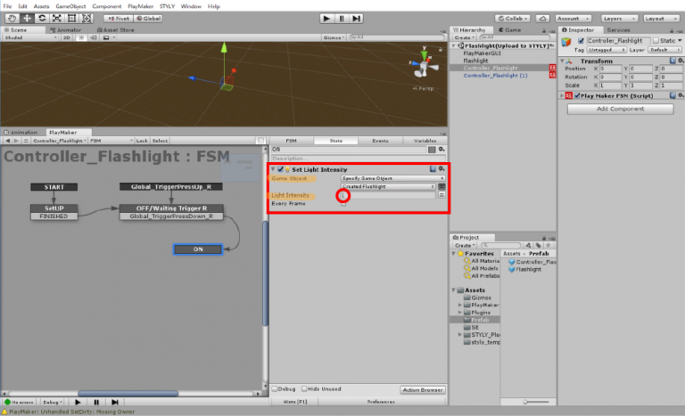 Make a Flashlight with Lights in Unity | STYLY