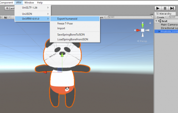 【Unity】人型アバターのFBXファイルをVRMファイルに変換する | STYLY