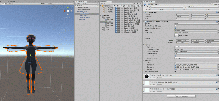 Edit VRM Models in Blender, Export the Model to Unity, and Export It as ...