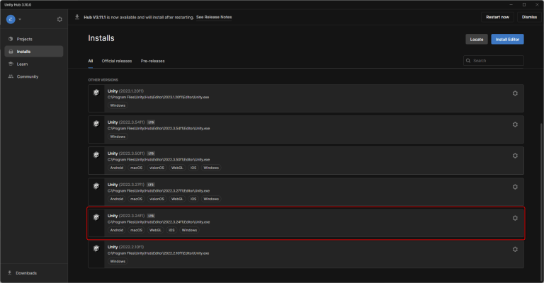 How to Add Unity Installation Modules After Installation | STYLY