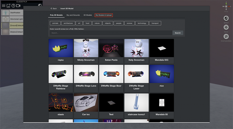 [CLO/3D] How to Export a Model and Upload to STYLY | STYLY