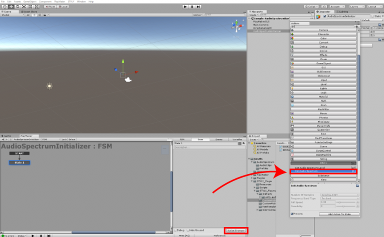 [Unity/Playmaker] How to Create an Audio Visualizer | STYLY