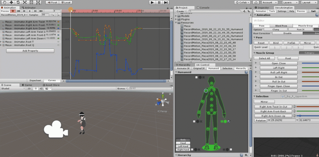[Unity] Creating original animations using motion capture | STYLY