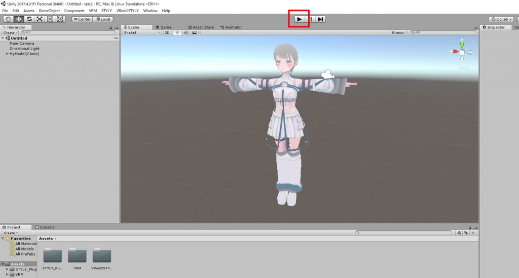 【Unity/VRoid】VRMモデルにモーションを付けてSTYLYにアップロードする方法 | STYLY