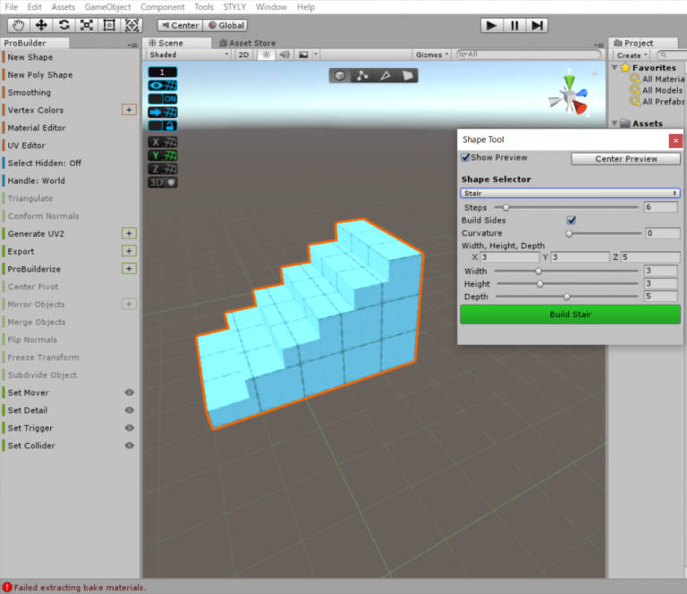 [Unity] Creating a Simple House with ProBuilder | STYLY