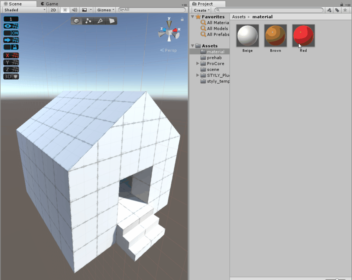 [Unity] Creating a Simple House with ProBuilder | STYLY
