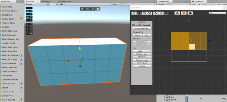 【Unity/ProBuilder】複数の面をグループ化してテクスチャを設定する方法 | STYLY