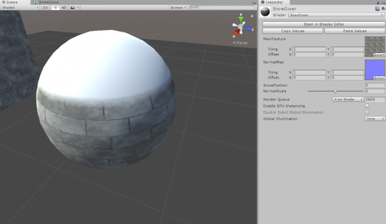 Amplify Shader Editorを用いてモデルを雪で覆うシェーダーを作る | STYLY