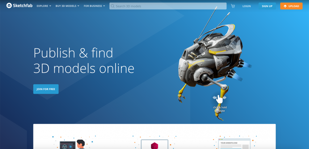 A collection of material sites where you can download free 3D models ...