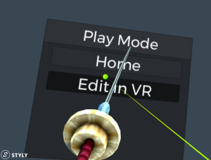 [Unity/Playmaker] How to attach an object to a controller | STYLY