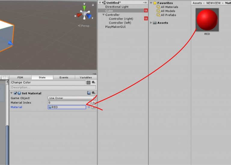 [unity Playmaker] How To Trigger An Event When The Controller Touches An Object Trigger Event
