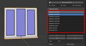 [Blender] Using Archimesh as an Add-on for Architecture (1), "Let's make a base room." | STYLY