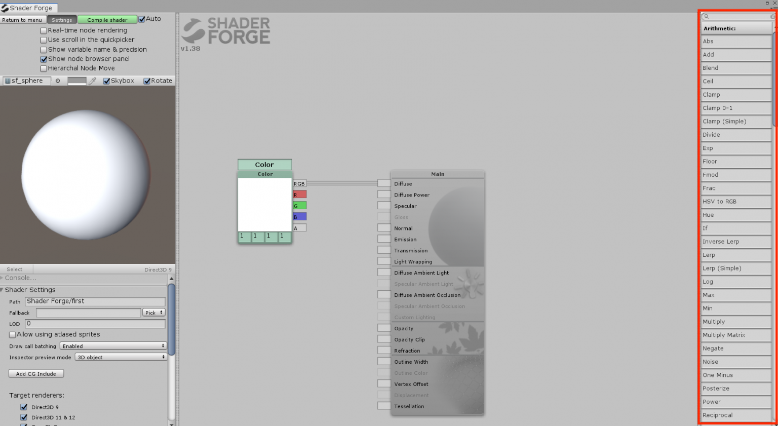 ShaderForge: A Beginner's Guide to the Creation Node-based Shaders | STYLY