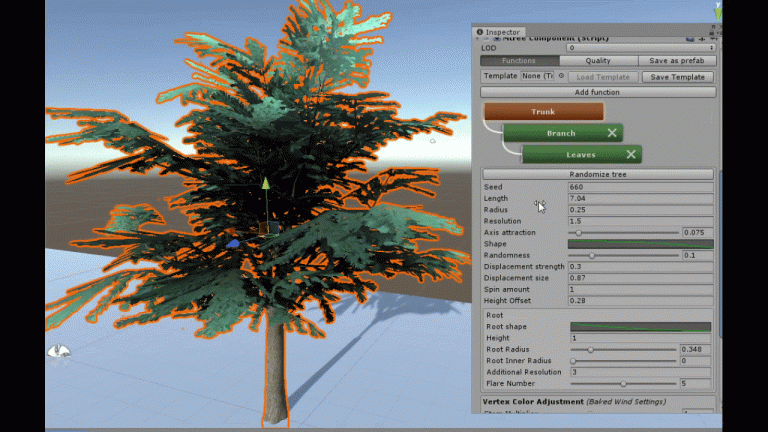 Modeling a tree using Mtree[Unity Assets] | STYLY