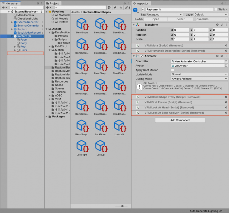EVMC4UとEasyMotionRecorderでキャラクターのモーションを記録する方法 | STYLY