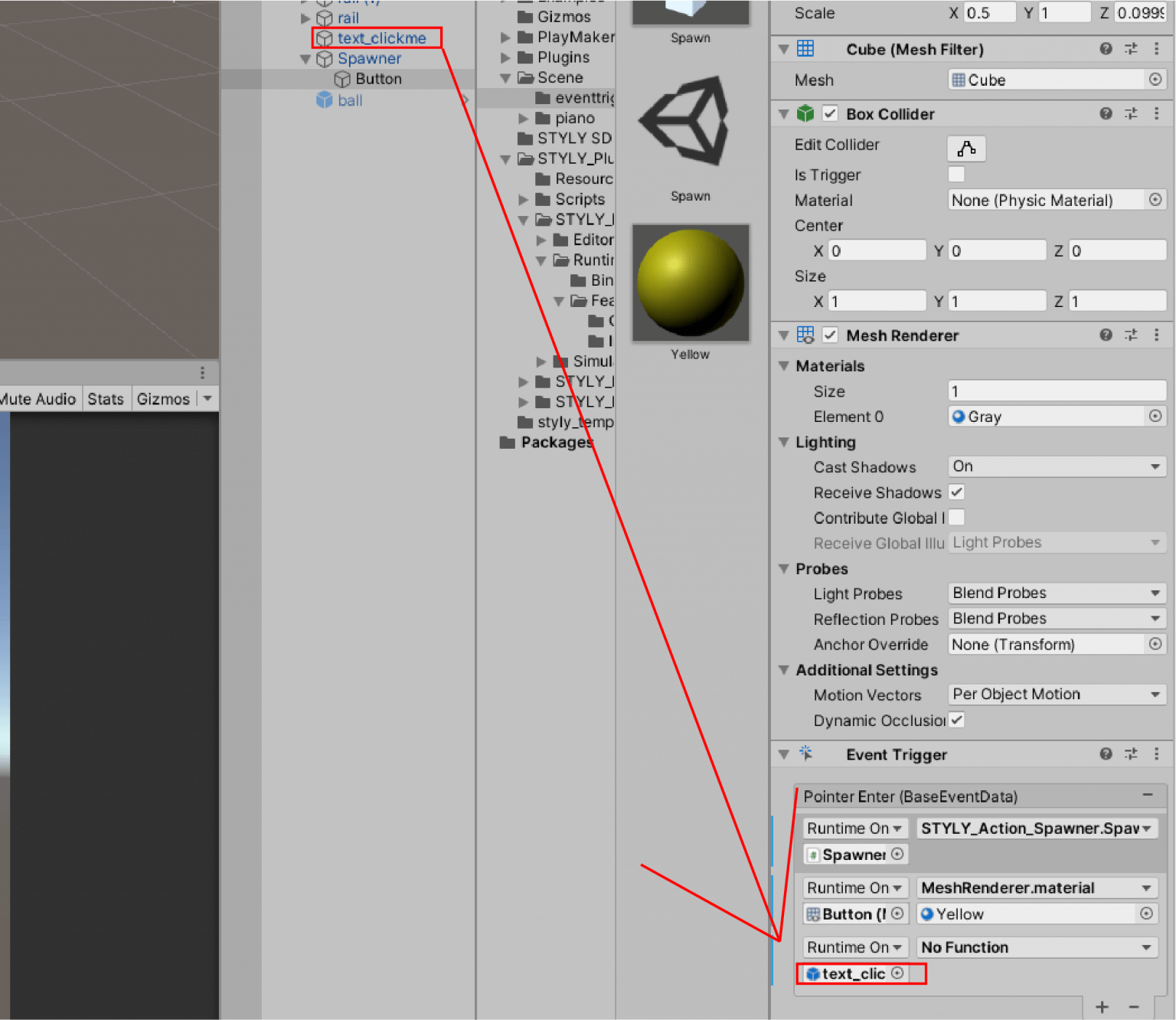 Unity Learn The Basics Of Event Trigger In Styly Styly