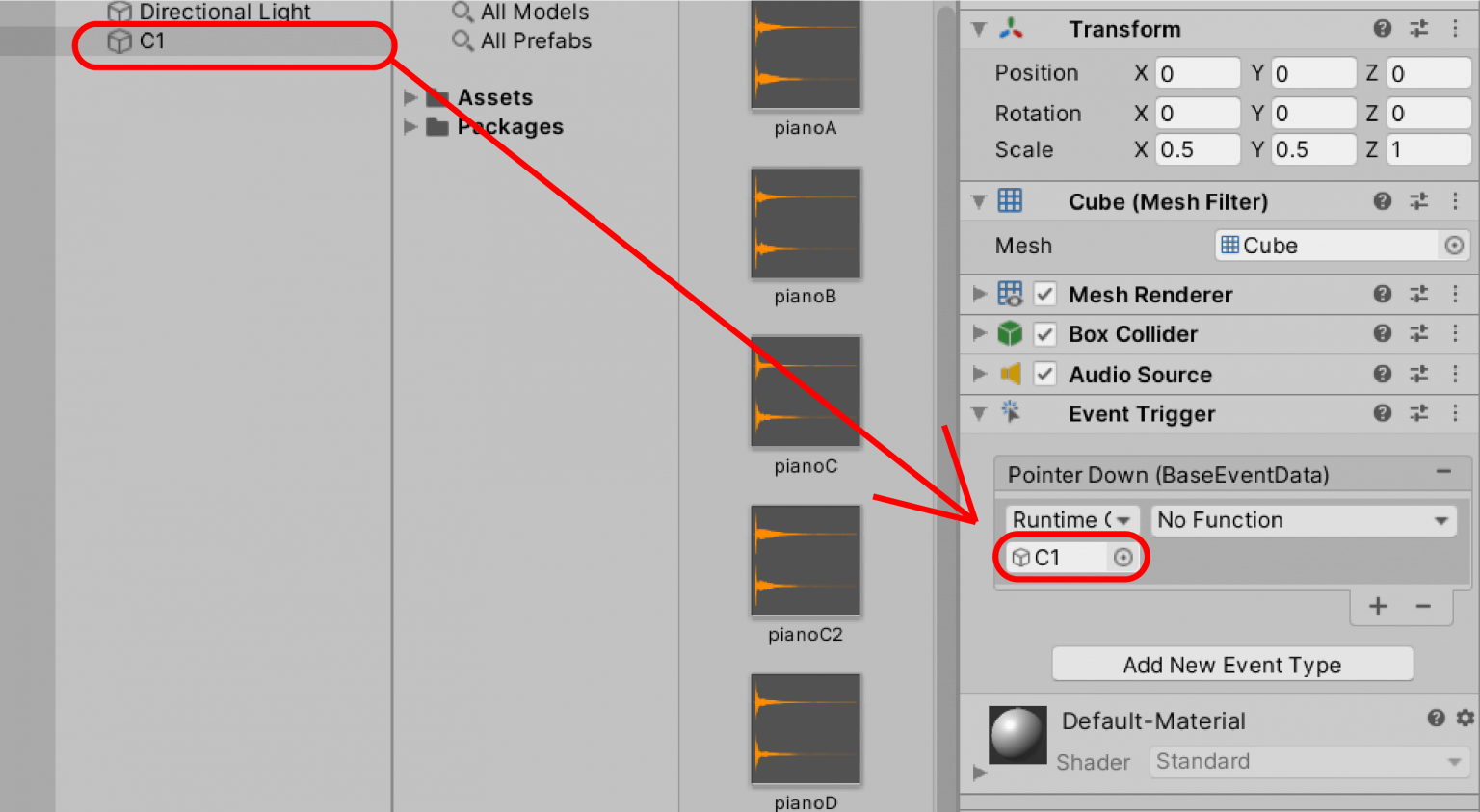 【Unity】Event Triggerで簡単なサウンドインタラクションを作る | STYLY