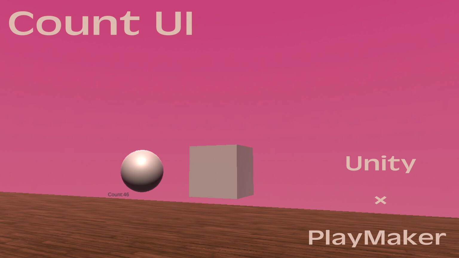 [PlayMaker] Unity Making a UI for score counting | STYLY