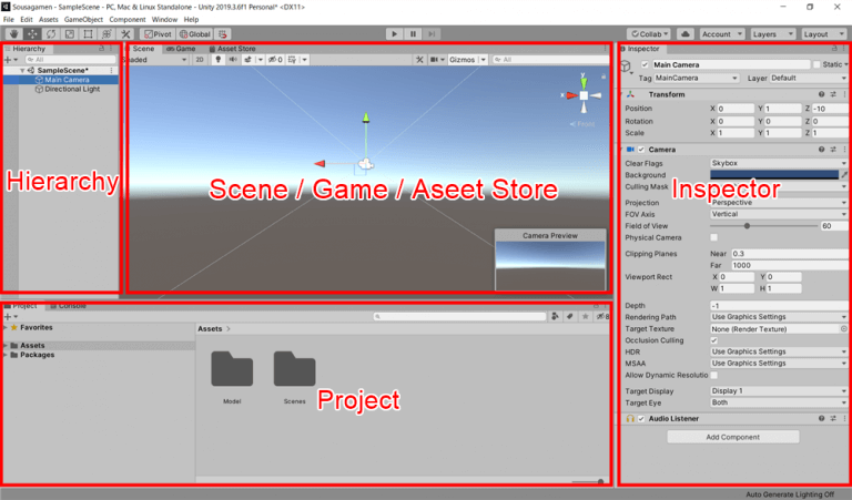 【Unity 入門】各種操作画面（ウインドウ・ビュー）の基本的な操作方法 | STYLY