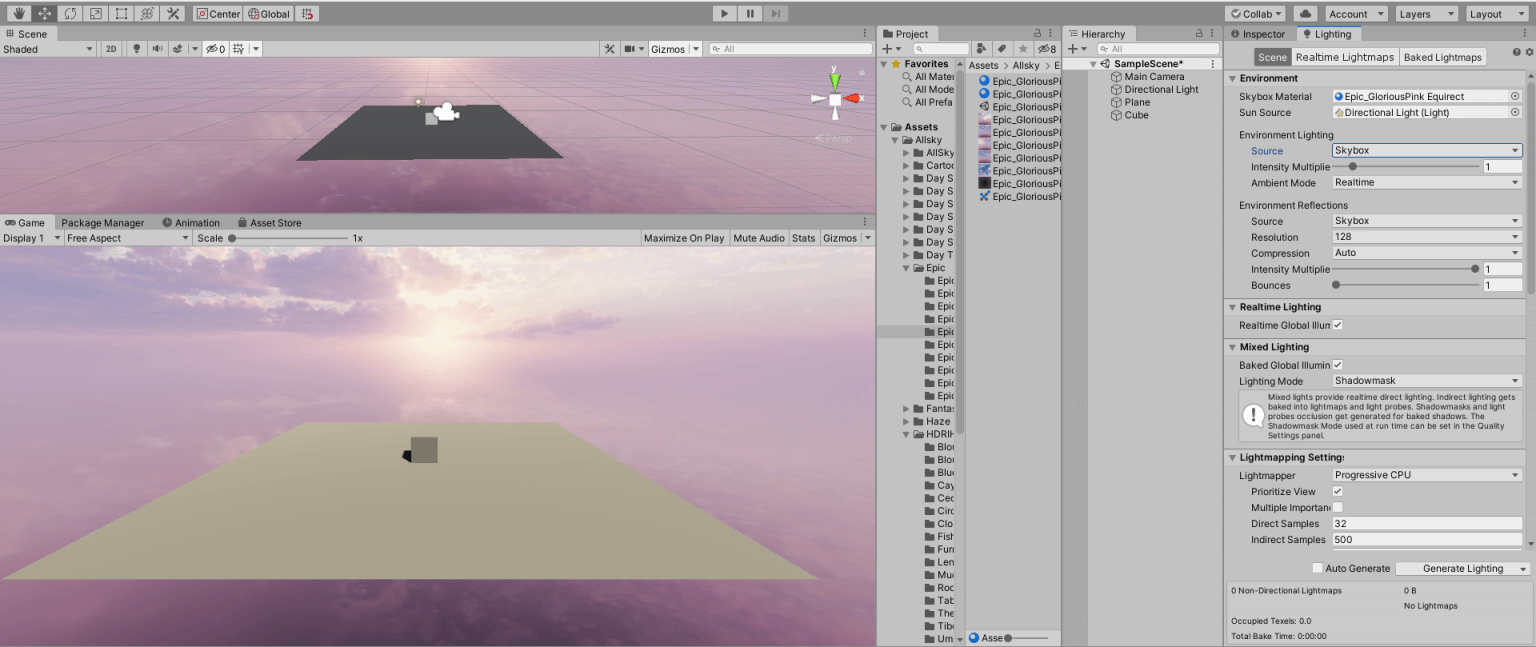 [Unity] Introduction to Lighting (how to use ambient light) | STYLY