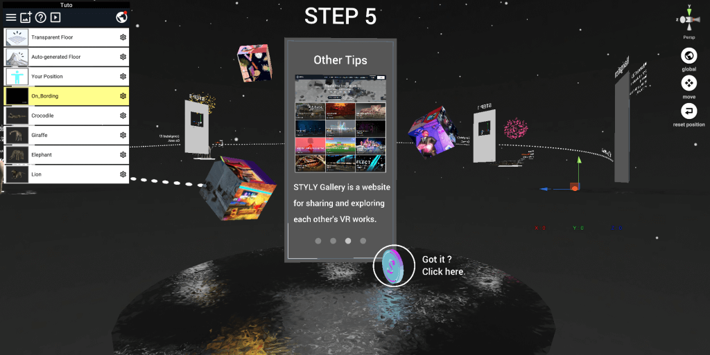 Complete the STYLY Studio Onboarding and Learn the Basic Functions of STYLY | - STYLY