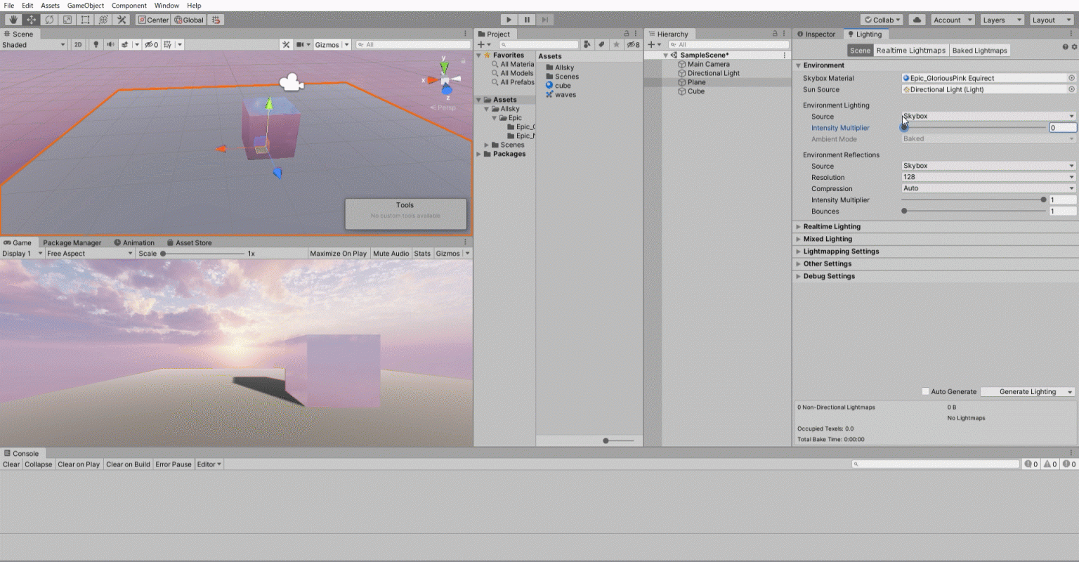 [Unity] Introduction to Lighting (how to use ambient light) | STYLY