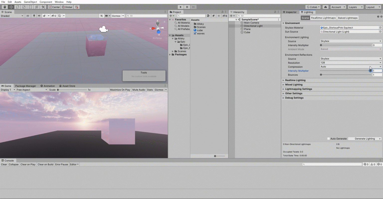 [Unity] Introduction to Lighting (how to use ambient light) | STYLY