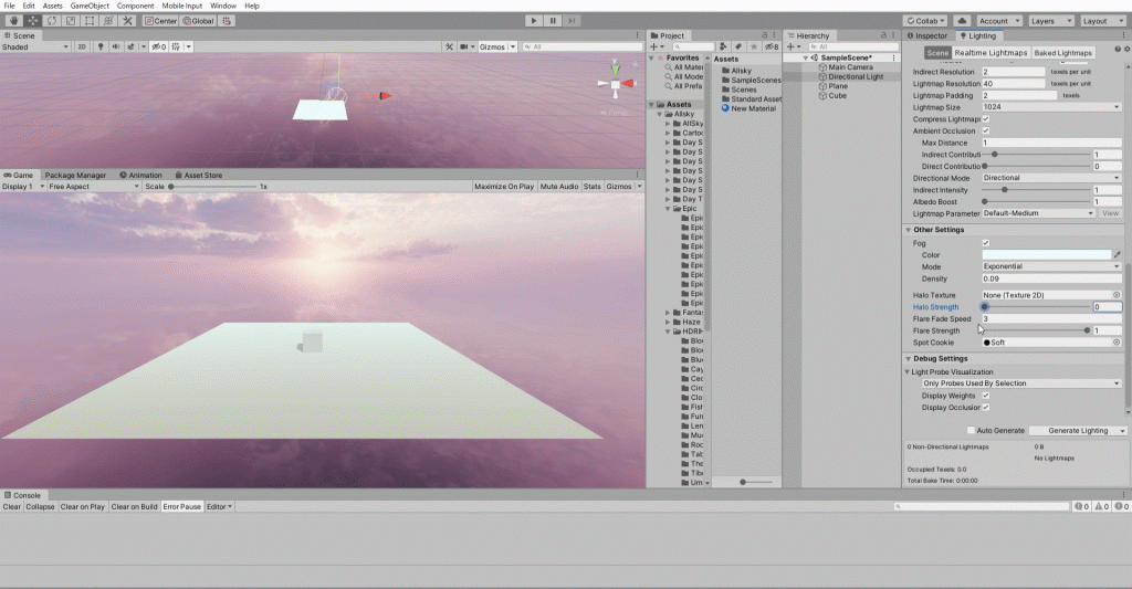 [Unity] Introduction to Lighting (how to use ambient light) | STYLY