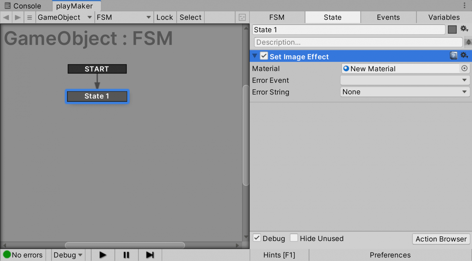 [Unity / PlayMaker] How to use the custom action "Set Image Effect" | STYLY