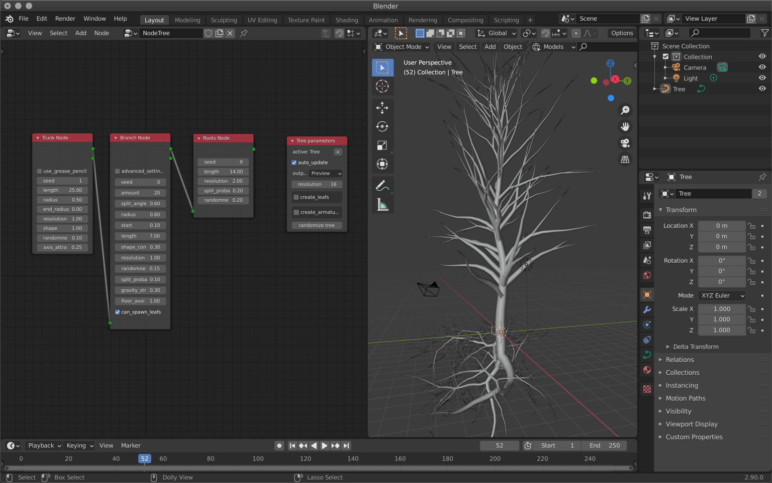 【Blender】無料アドオン「Modular Tree addon」で木を作成する方法 | STYLY