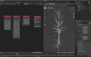 [Blender] How to create a tree with the free add-on "Modular Tree addon ...