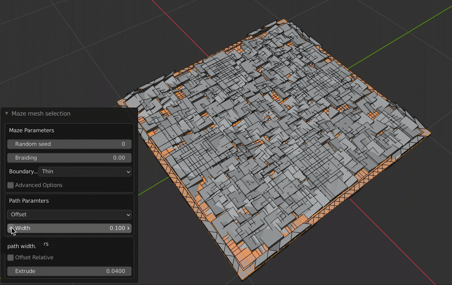 How to create a maze with the free add-on "Mesh Maze" | STYLY