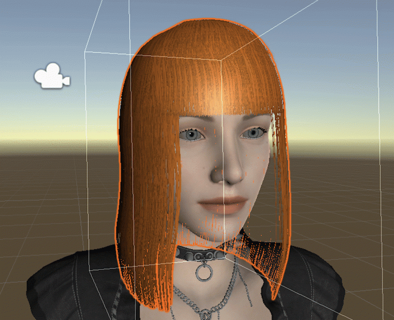 [DAZ Studio] (3) Making hair with Hair Tool for Blender (latter half ...