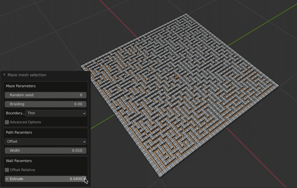 How to create a maze with the free add-on "Mesh Maze" | STYLY