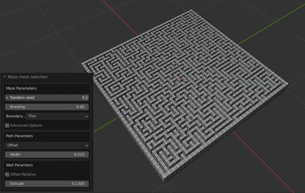How to create a maze with the free add-on "Mesh Maze" | STYLY