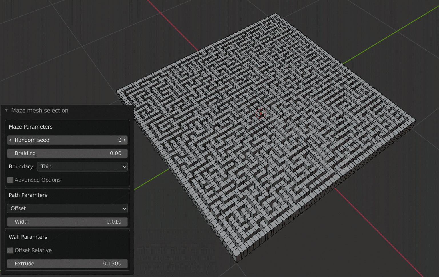 【Blender】無料アドオン「Mesh Maze」で迷路を作る方法 | STYLY