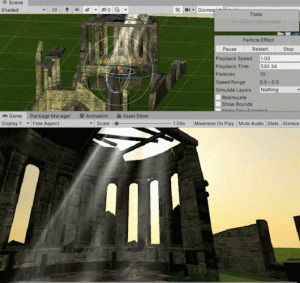 [Unity] Using the particle system to express a God Ray | STYLY