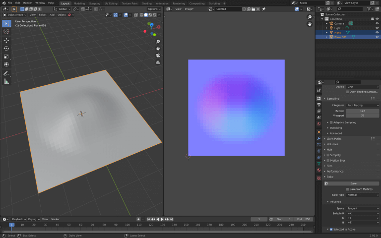 How to create (bake) a normal map in Blender | STYLY