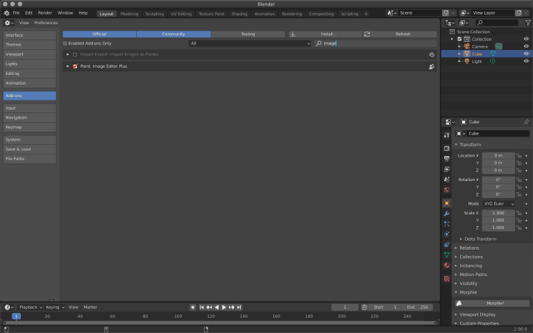 [Blender] How to edit images with the add-on "Image Editor Plus". | STYLY