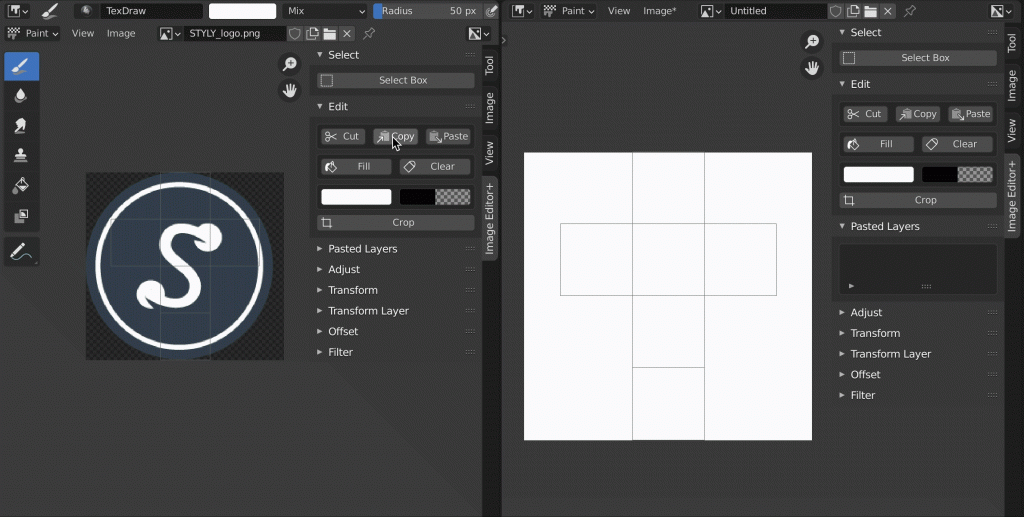 [Blender] How to edit images with the add-on "Image Editor Plus". | STYLY