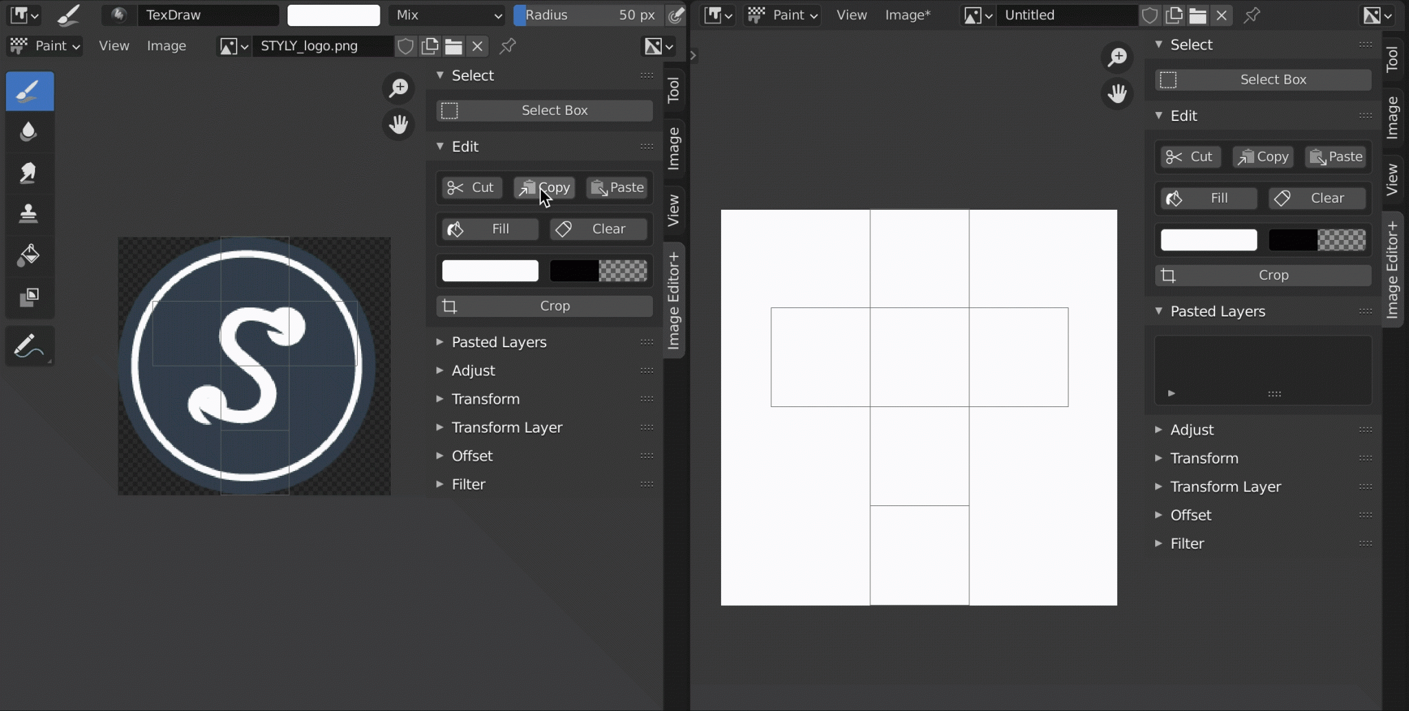 [Blender] How to edit images with the add-on "Image Editor Plus". | STYLY
