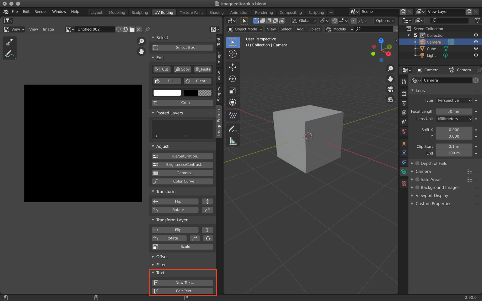 [Blender] How to edit images with the add-on "Image Editor Plus". | STYLY