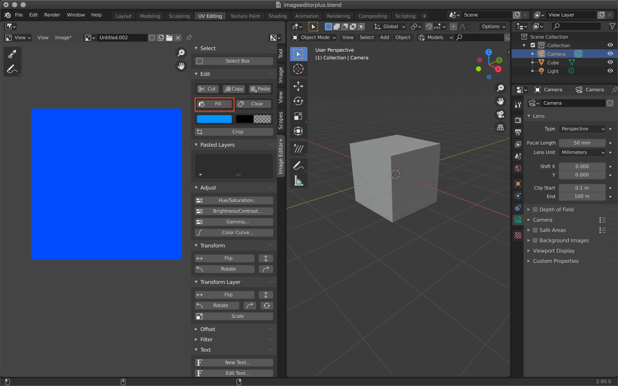 [Blender] How to edit images with the add-on "Image Editor Plus". | STYLY