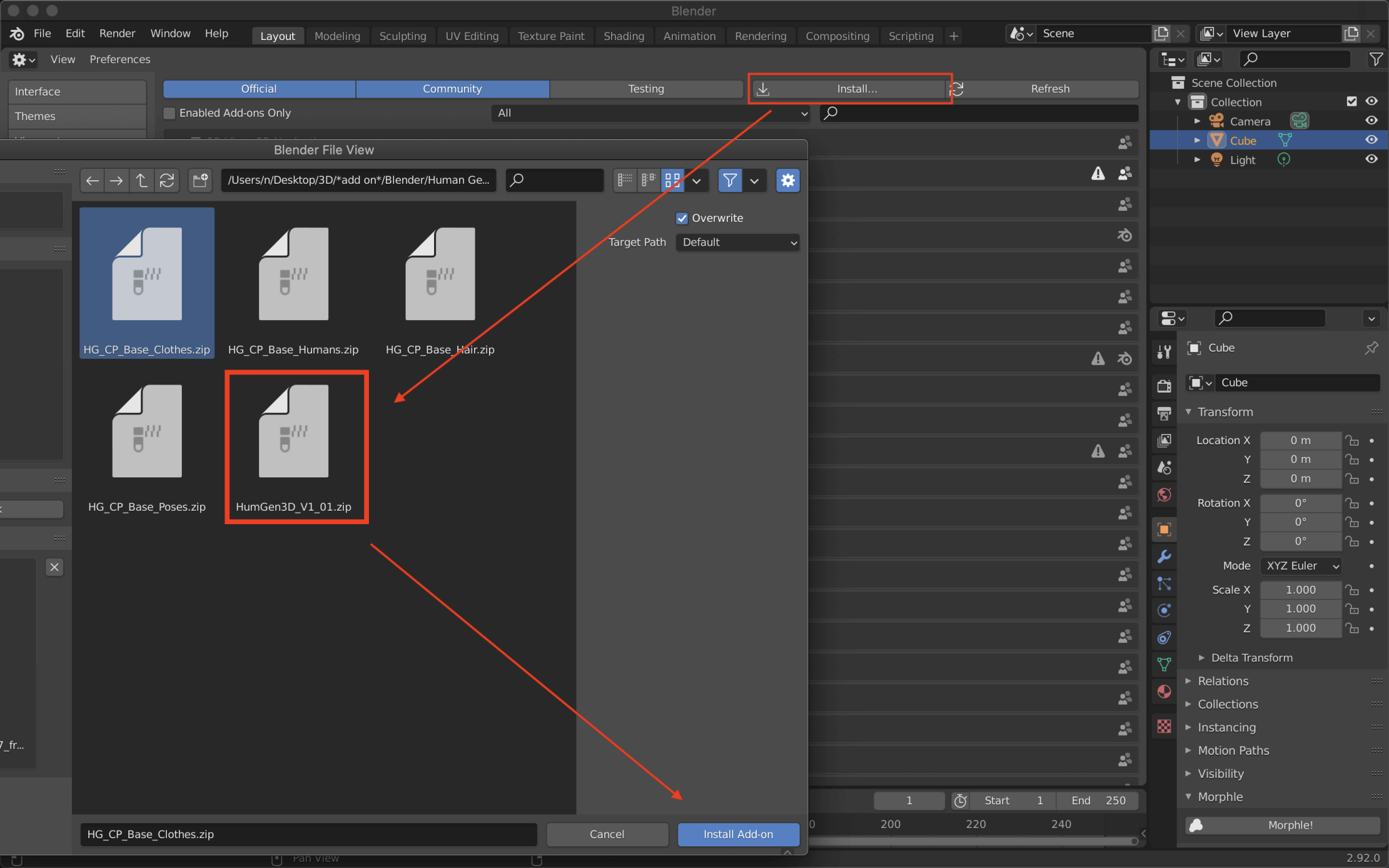 [Blender Add-on] Creating Virtual Humans with HumGen3D (1) "How to ...